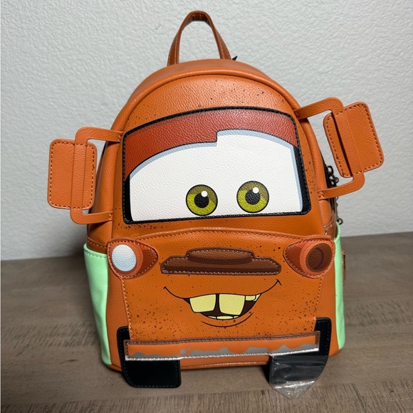 Loungefly | Bags | Rare Loungefly Cars Tow Mater Cosplay Mini Backpack ...